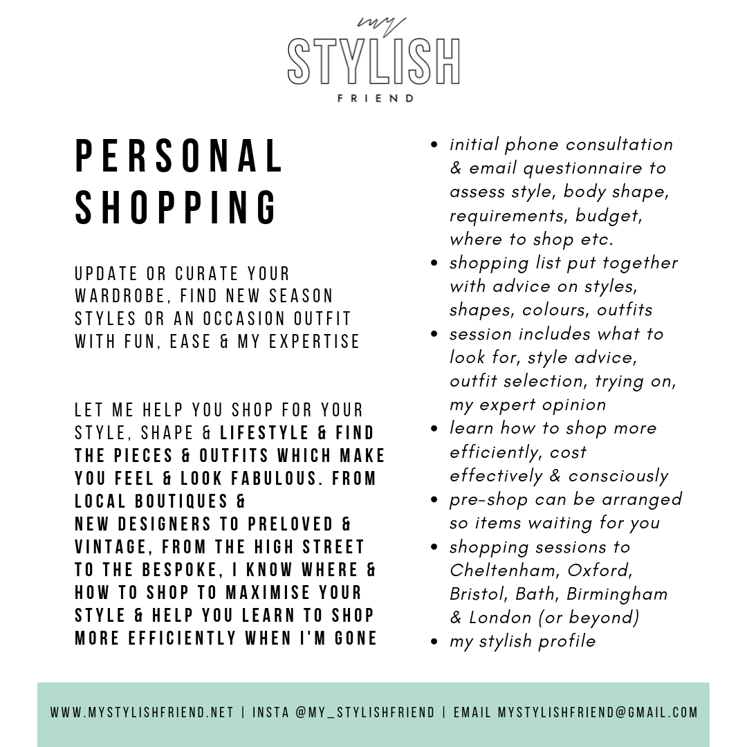 Personal Shopping – Personal stylist, bridal fashion stylist and ...